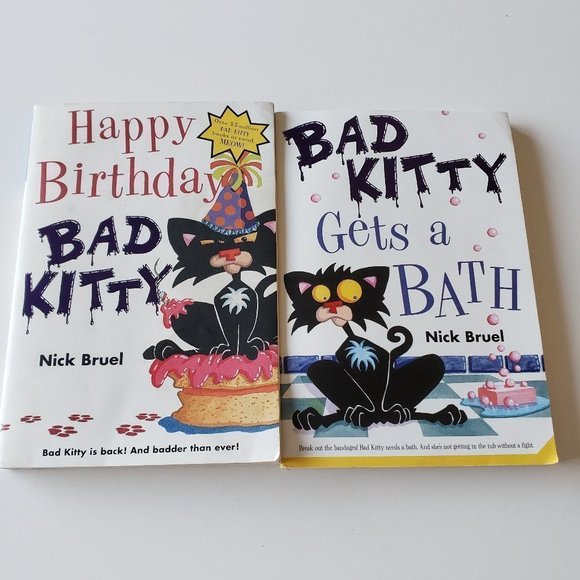 Toys | Bad Kitty Set Of 2 Books Nick Bruel | Poshmark